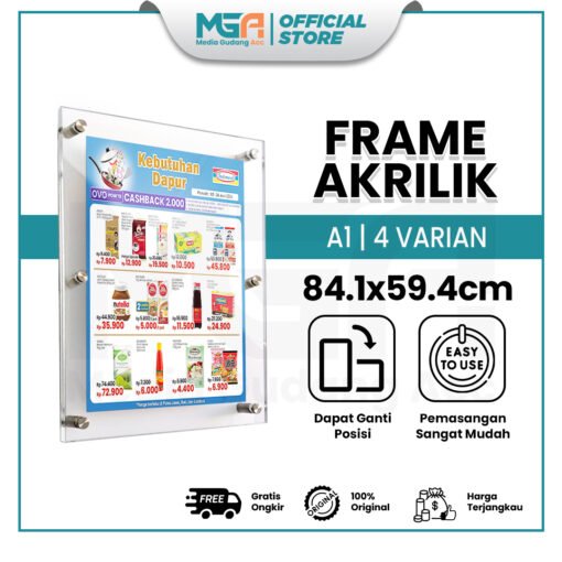 FRAME AKRILIK A1 – Media Gudang Acc